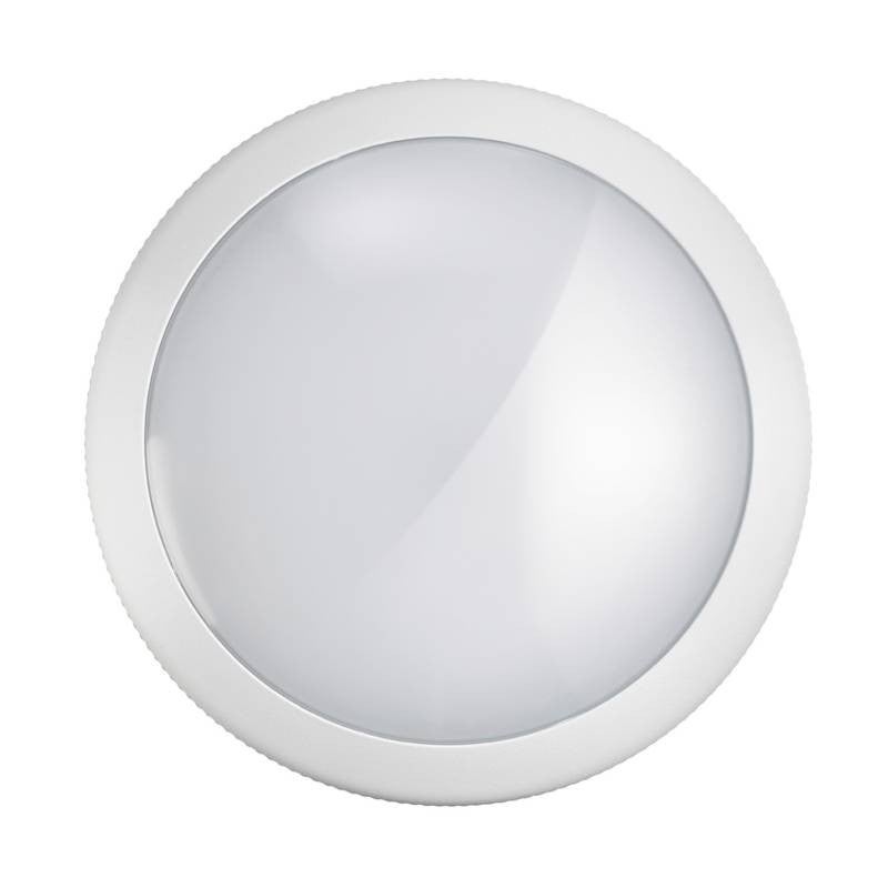 Hublot extérieur Luxolum - Rond - 20W - 4000K - Détecteur HF - Blanc ...