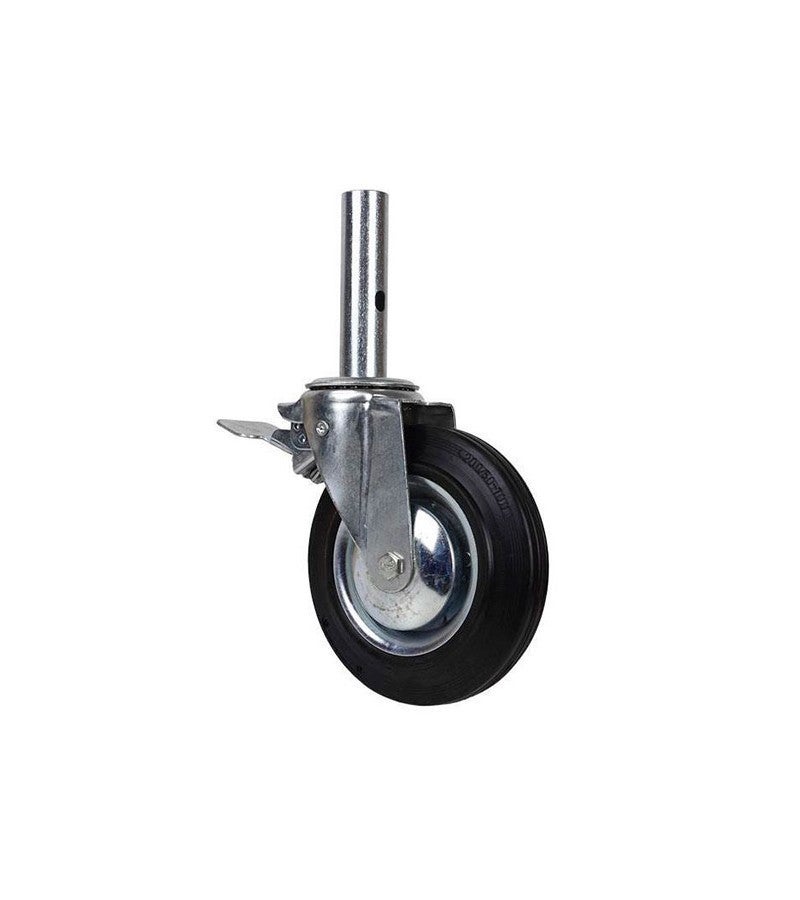 RUEDA 200 GIRATORIA ANDAMIO INTERIOR METAL/GOMA 230K | Leroy Merlin