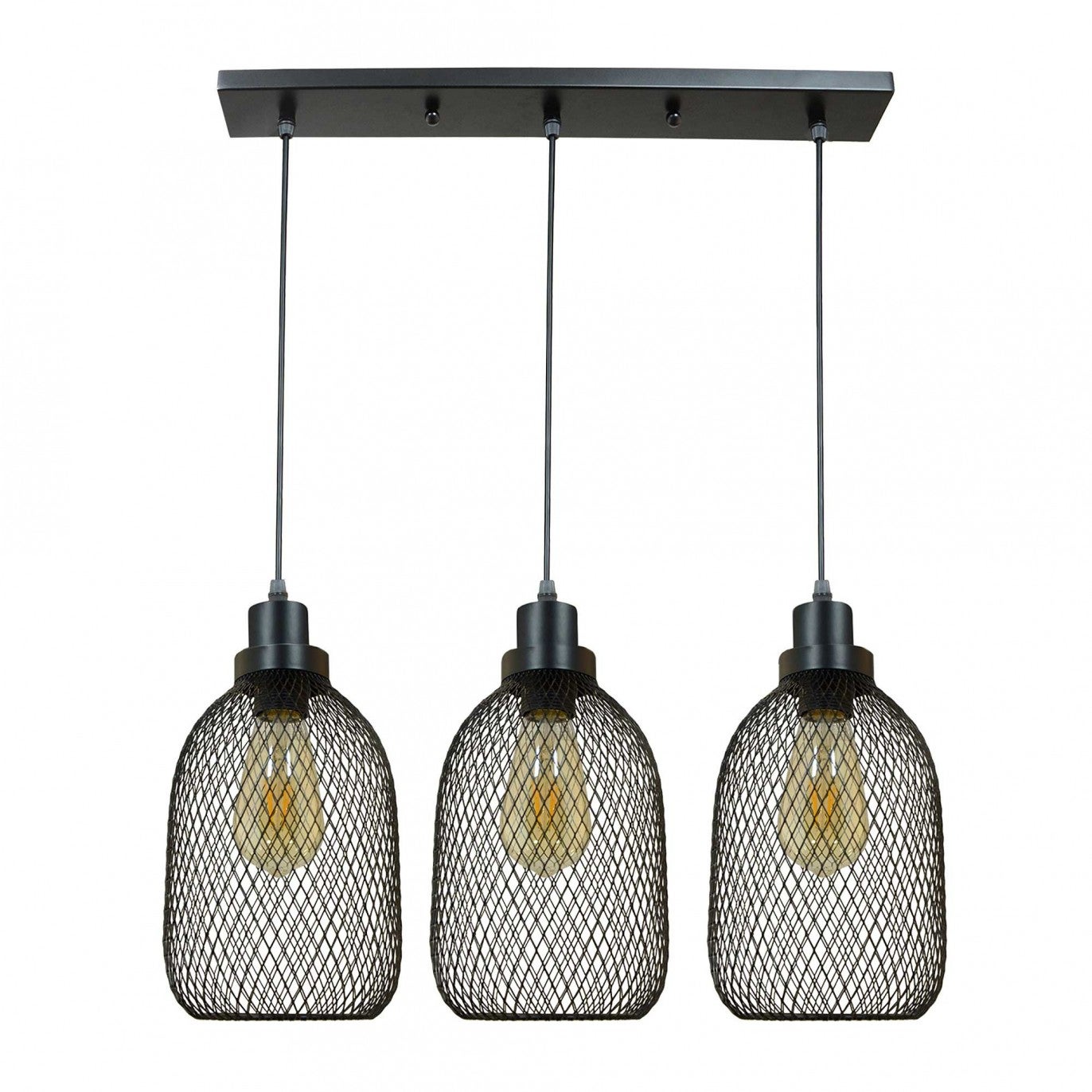 C-Création - Suspension en métal 3 lumières - VERLINE | Leroy Merlin