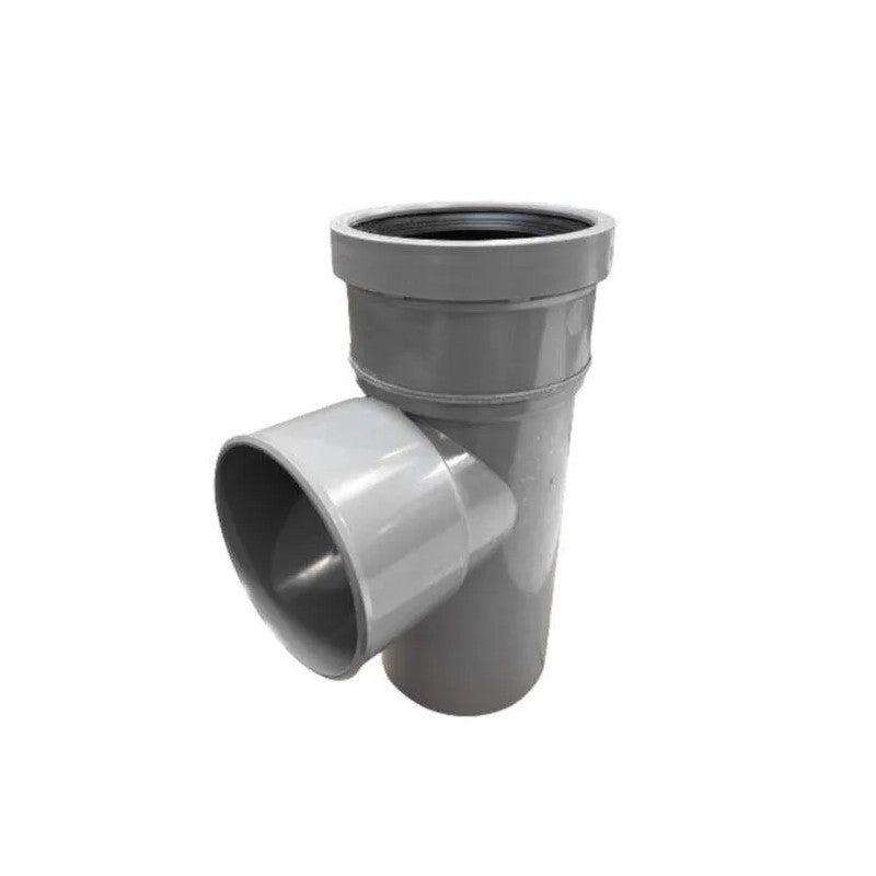 Embranchement PVC système J 87°30 simple MF avec joint, 110/100 | Bricoman