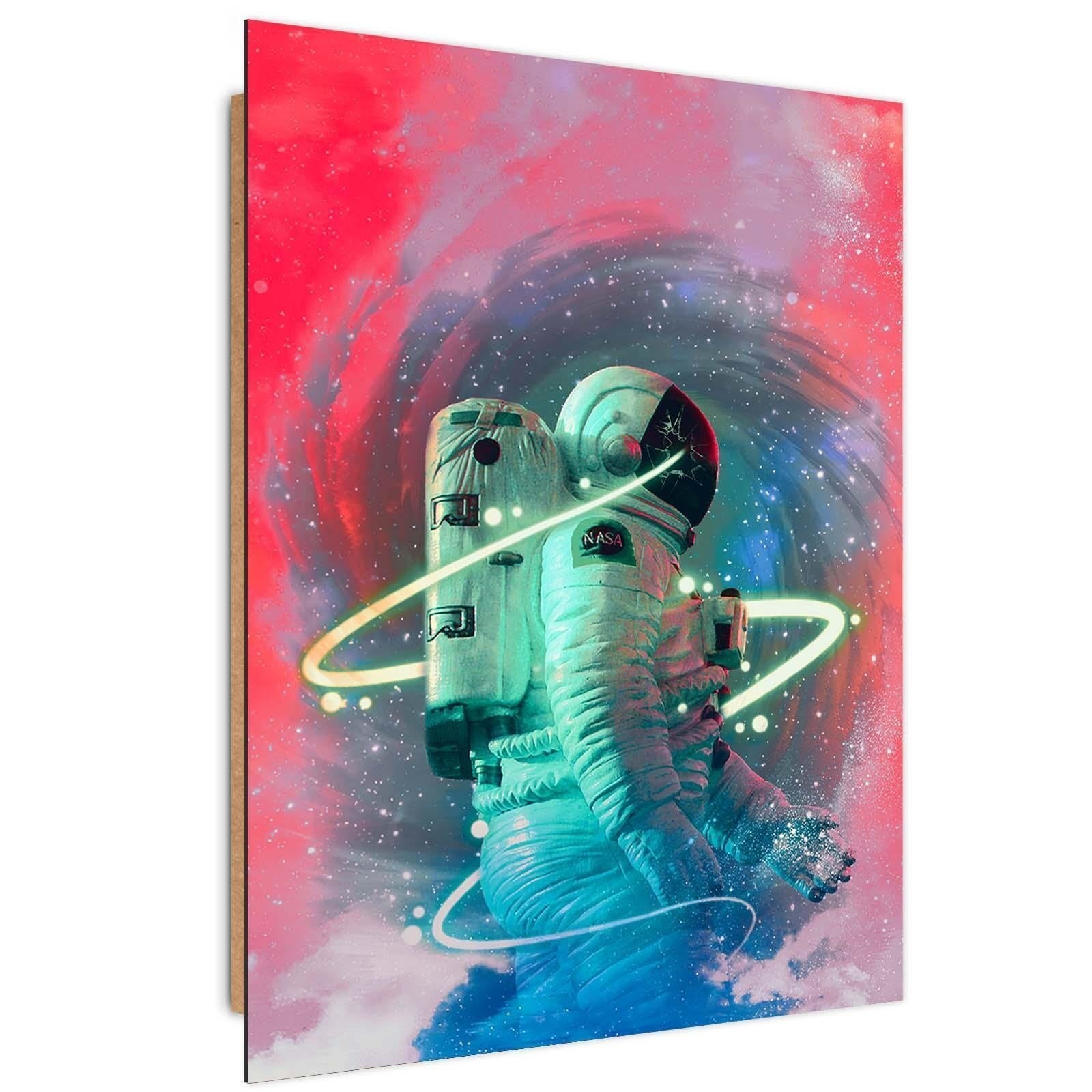 Tableau bois espace abstraction | Leroy Merlin