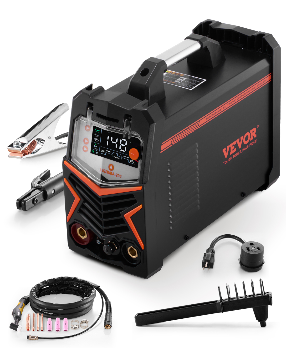 Spawarka elektryczna TIG 3 w 1, impulsowa, MMA, elektroda, inwerter ...