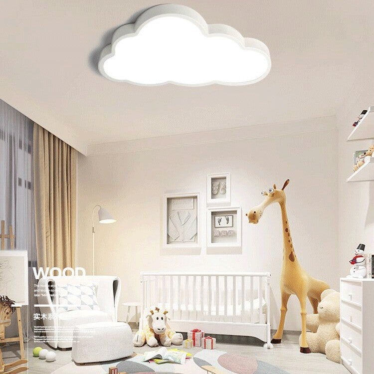 Lámpara de techo LED Nube para habitación infantil, acrílico, 49,5 cm ...