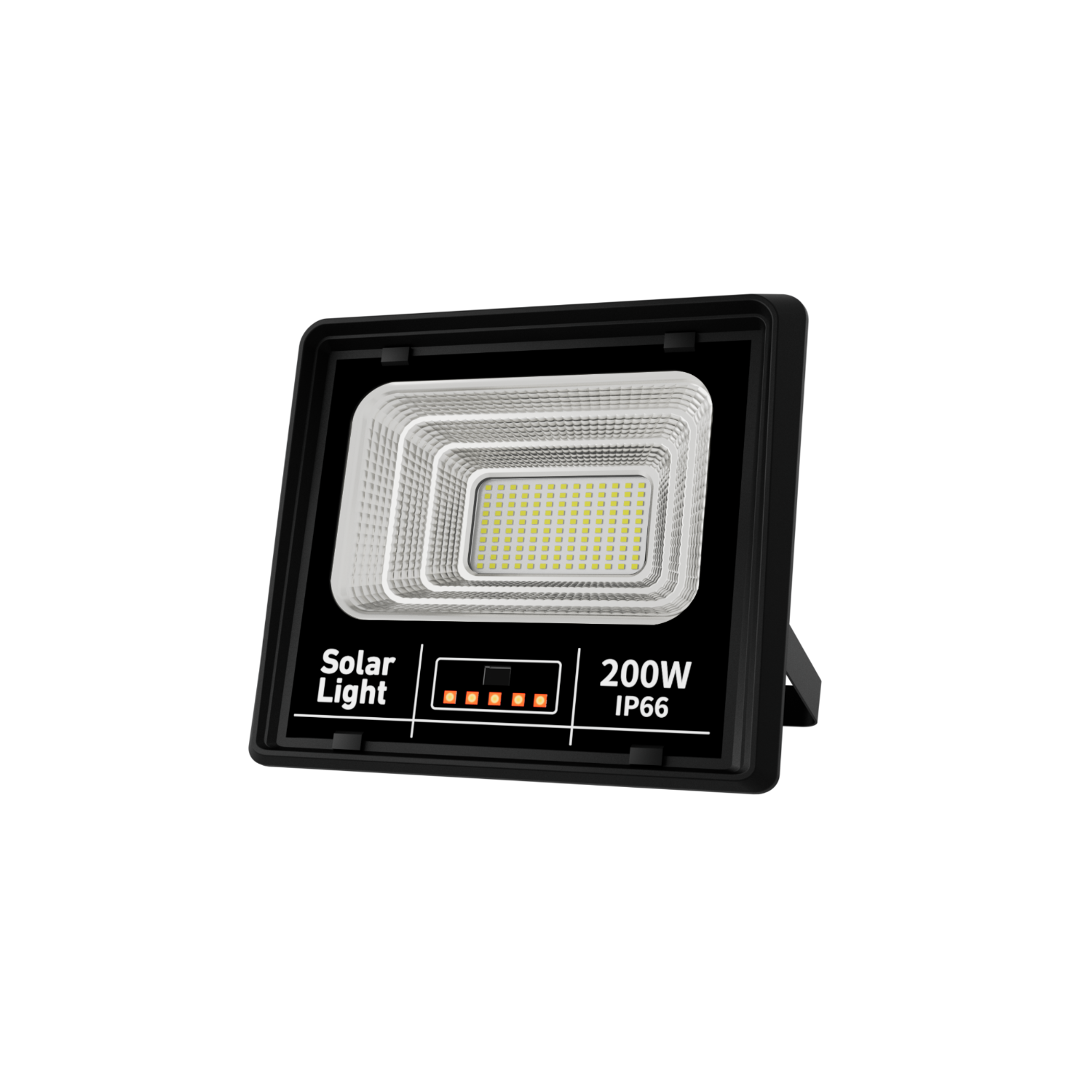 Reflector Solar LED 200W, panel policristalino, batería LiFePO4 ...