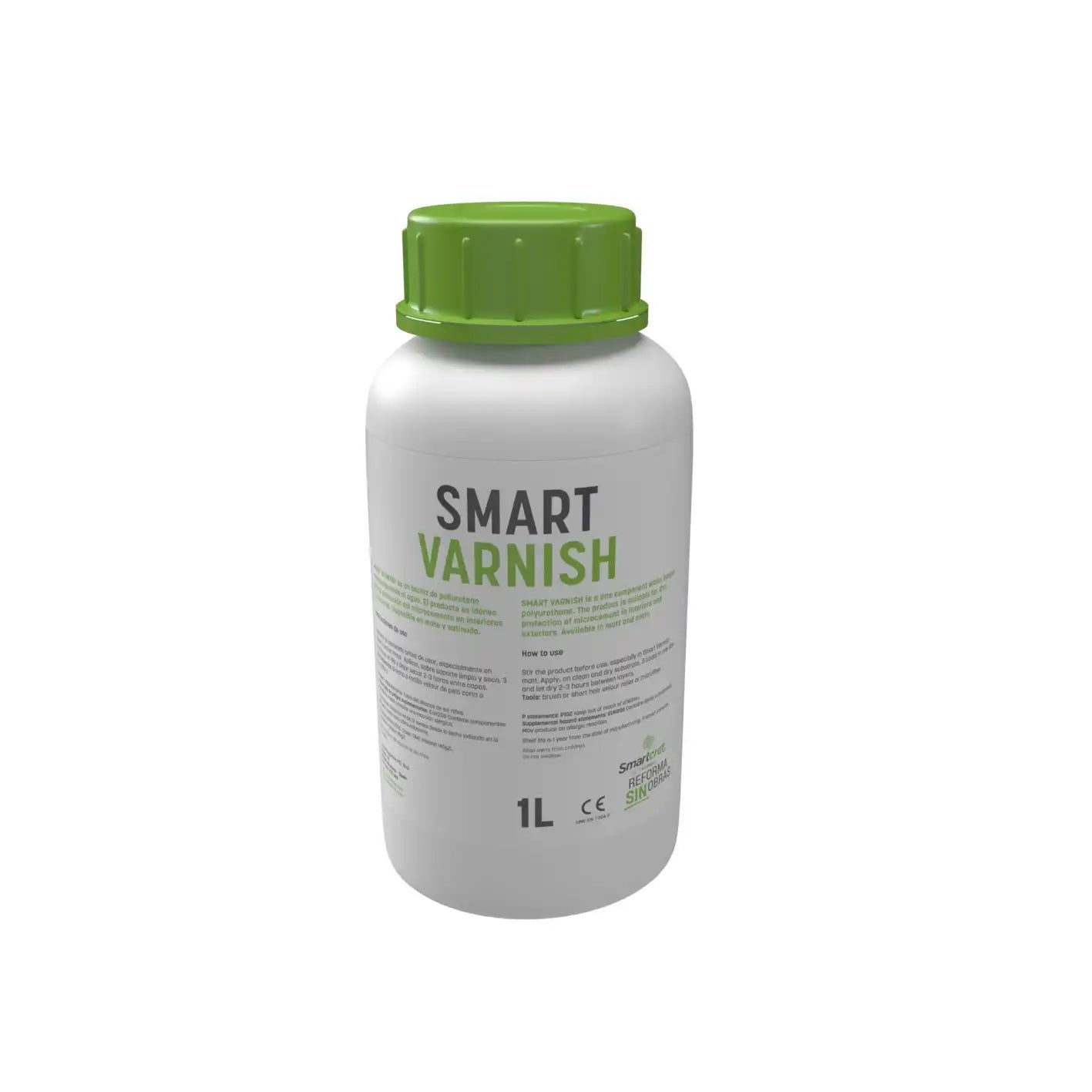 Smart Varnish 1L Satin - Vernis micro-ciment à base d'eau prêt à l ...