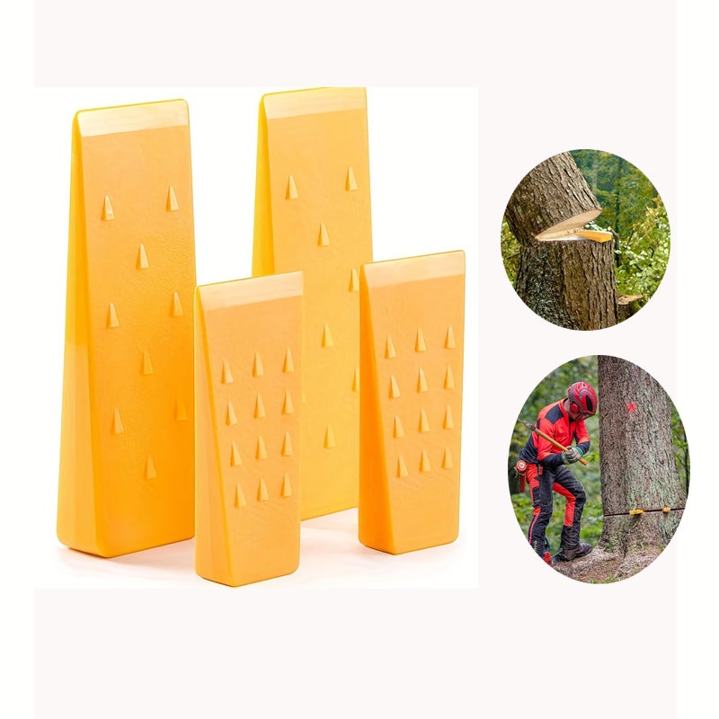 Coins d'abattage, lot de 4, 14 cm et 20 cm, plastique ABS, coins ...