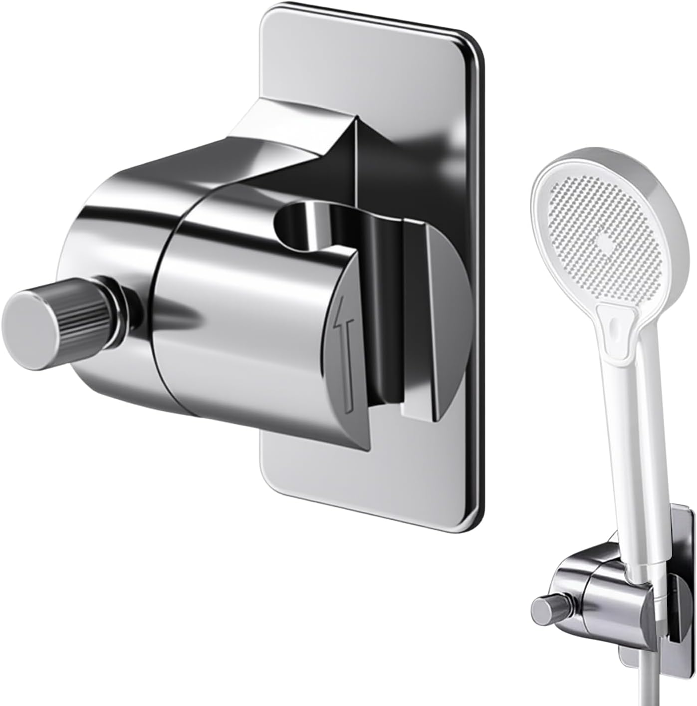 Support de Douche Murale Universel Réglable 45°, Support Douche Sans ...