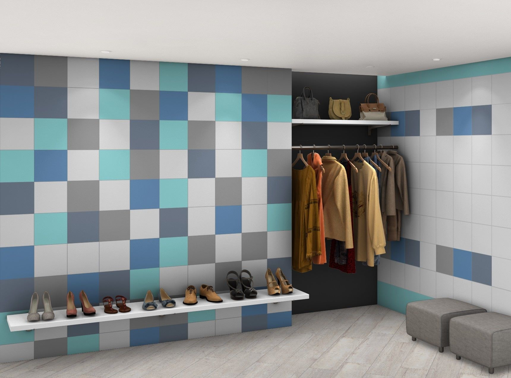 AZULEJO CERÁMICO COLOR BLANCO BASIC WHITE 25X25 (16 PIEZAS/CAJA = 1m2 ...