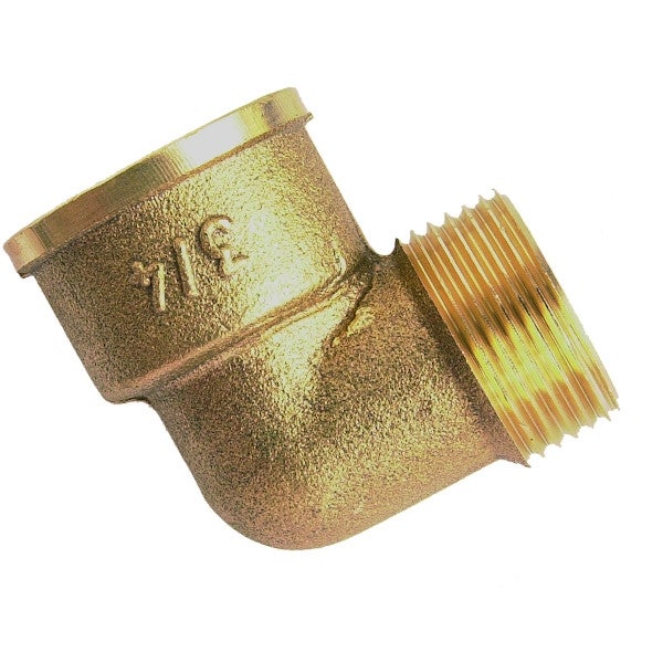 Coude 90° laiton à visser mâle-femelle 92 - 1" - DUMONT | Bricoman