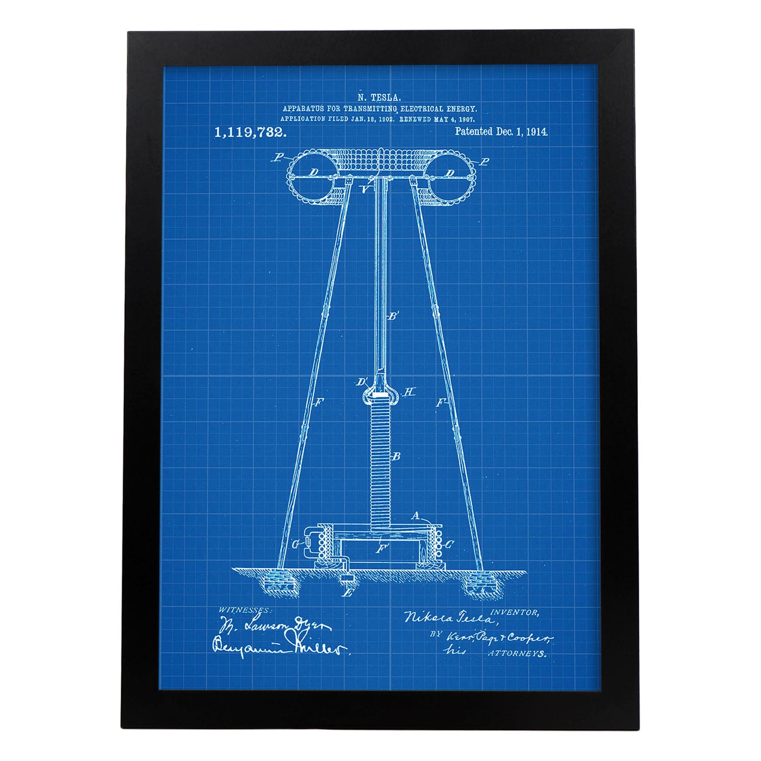 Appareil De Transmission D'énergie Patent 2 Plaque Avec Ancienne ...