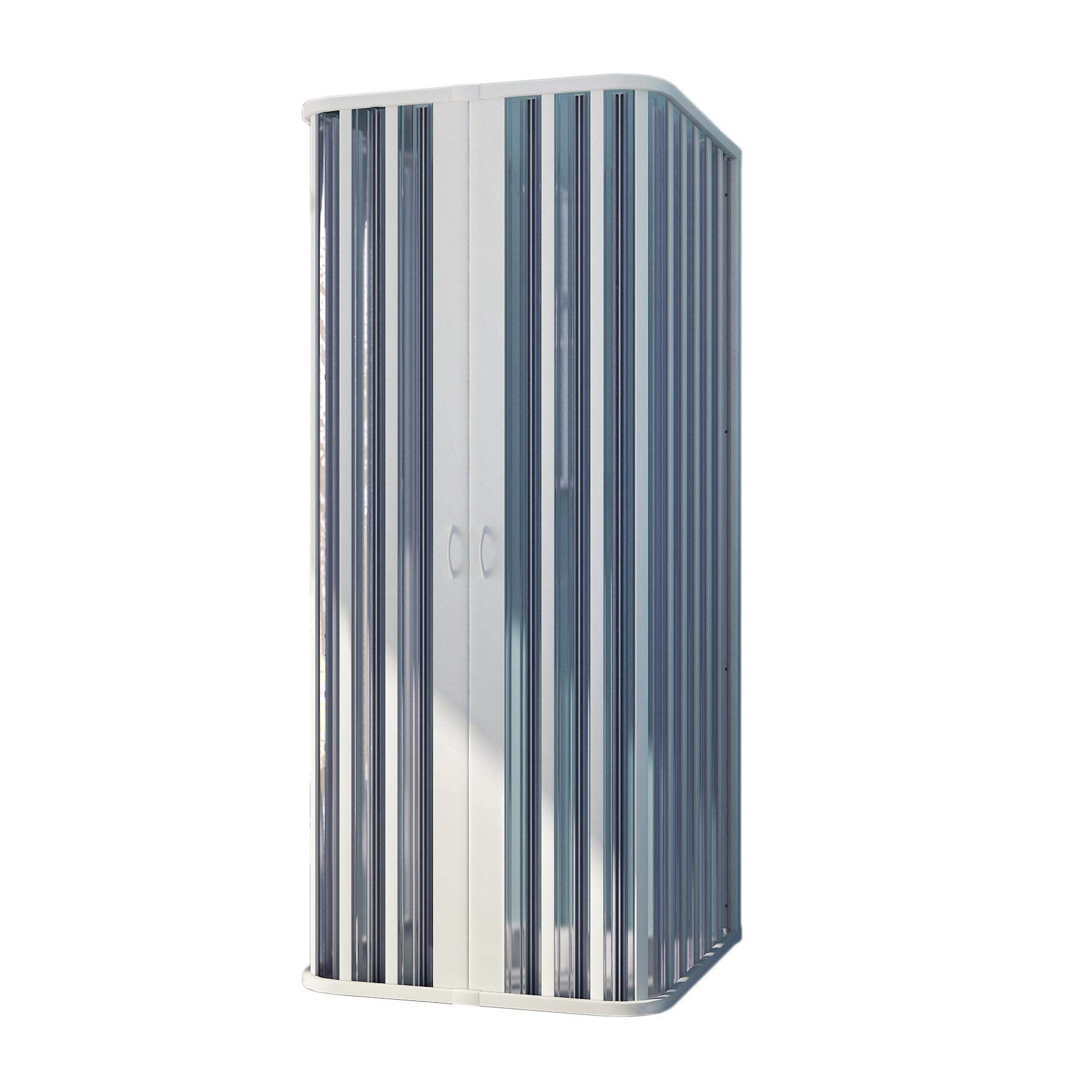 Mampara de Ducha 3 Lados 80x80x80 CM H185 PVC mod. Nova | Leroy Merlin