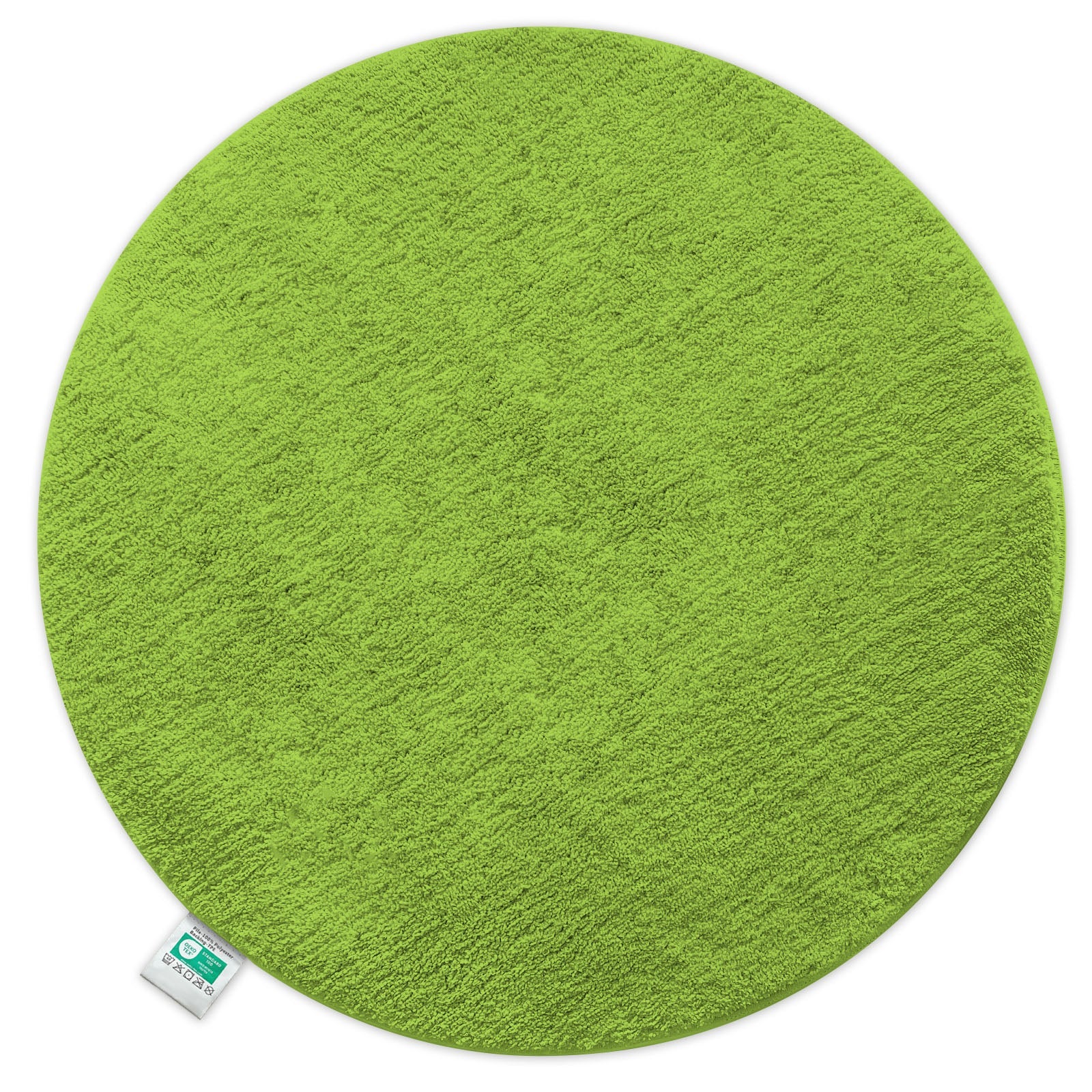 Tappeto da bagno Sky, tappeto da bagno rotondo, Verde 95 cm di diametro ...