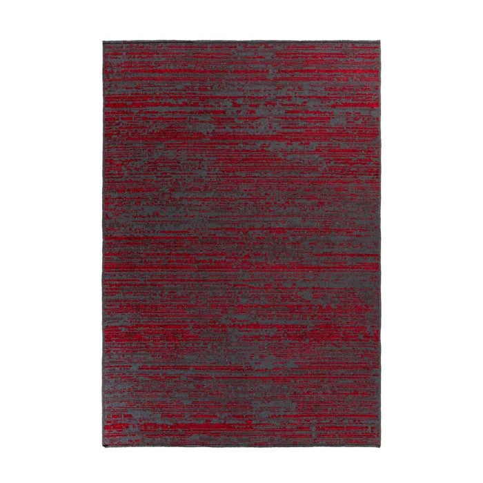Tapis Tissé à Poils Plats Vintage "Kalevi" Rouge 120 x 170 cm | Leroy ...