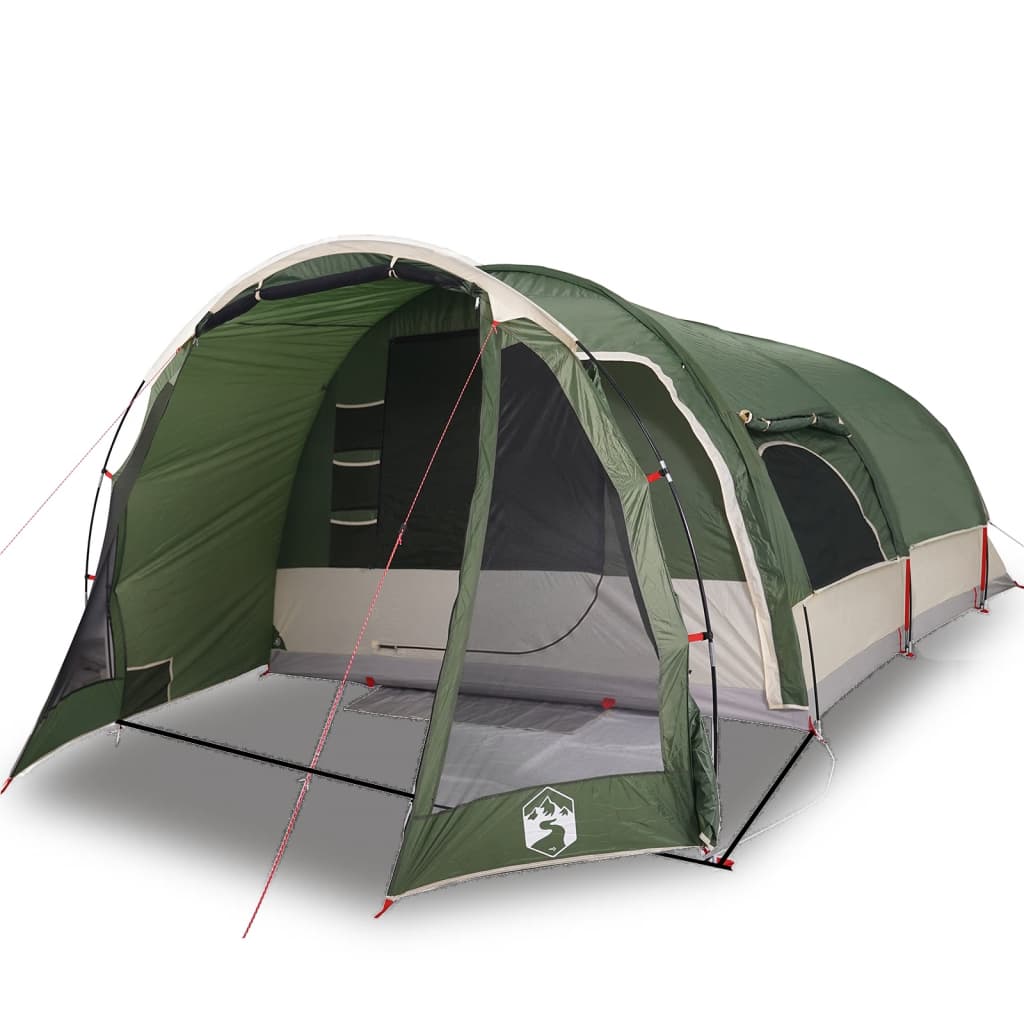 Tonnelle de jardin | Tente familiale tunnel 8 personnes vert ...