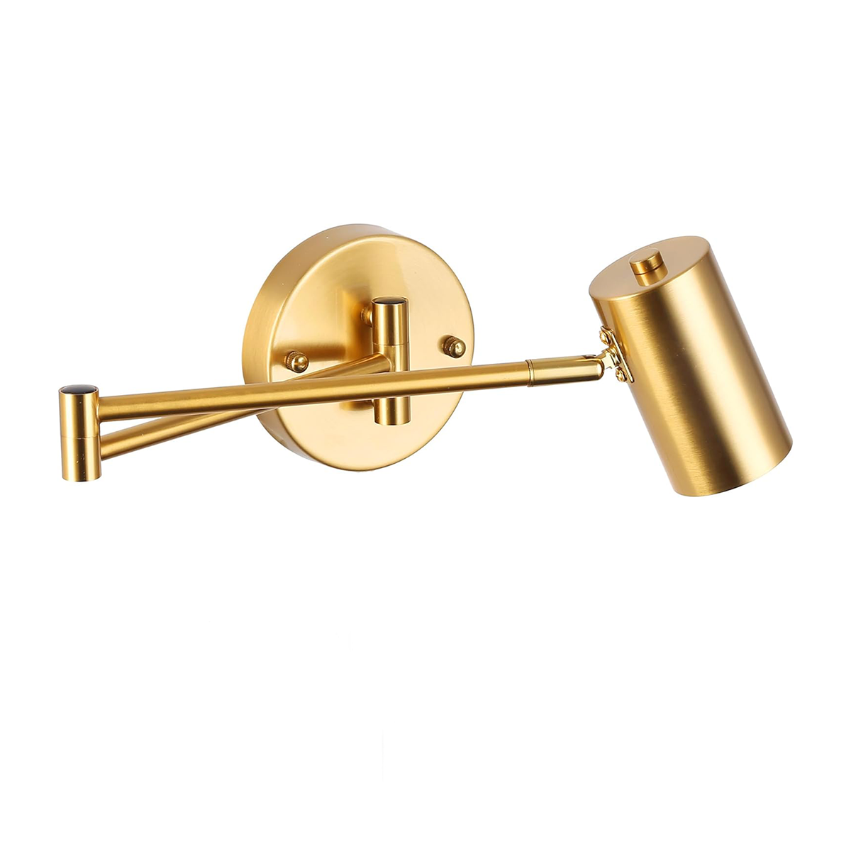 Aplique de Pared Extensible Metal Dorado "HALLE" - E27 G45 | Leroy Merlin