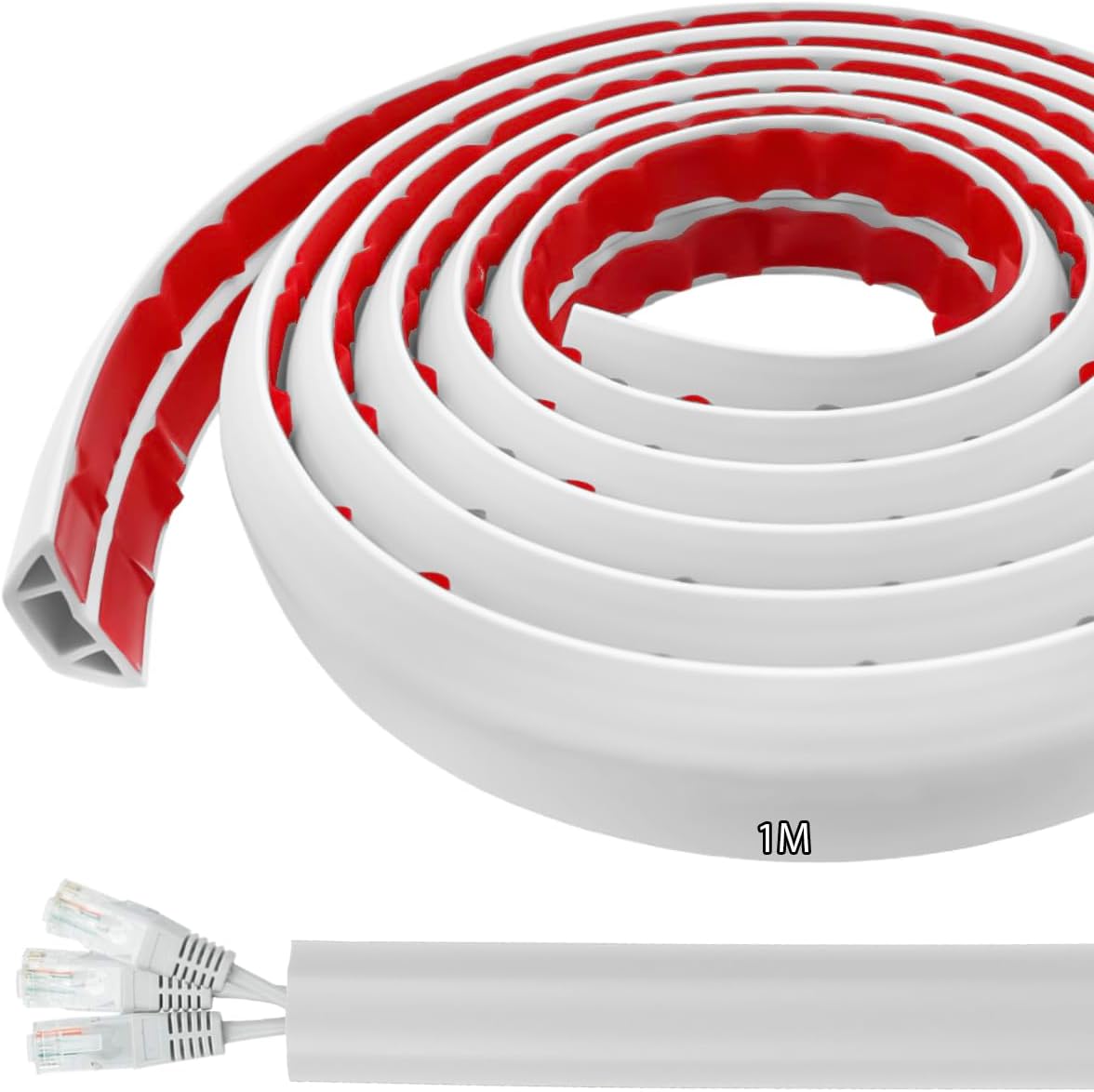 Passe Cable Sol Cache Fil Électrique Sol Auto-Adhésif 1M x 60mm Petit ...