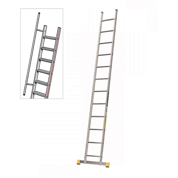 Echelle simple 18 échelons - Hauteur atteindre 4.92m - Avec 1 main ...