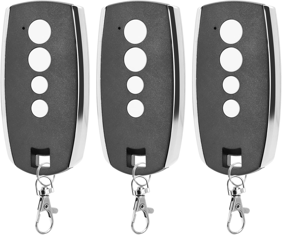 Juego de 3 controles remotos para puerta de garaje de 433,92 MHz ...