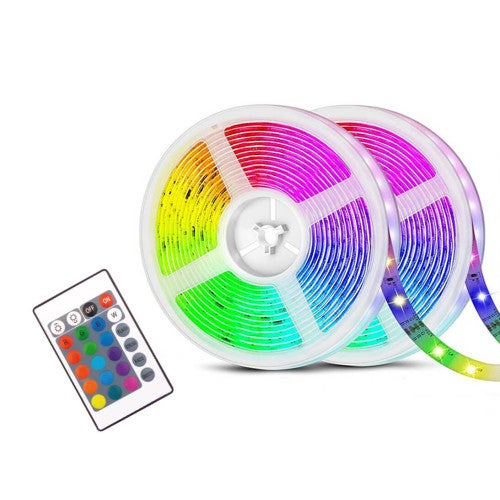 Ruban LED multicolore 10 mètres 220V IP65 | Leroy Merlin