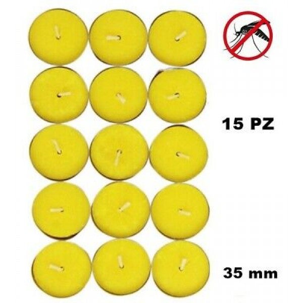 Bougies chauffe-plat à la citronnelle (pack 15 unit.) | Leroy Merlin