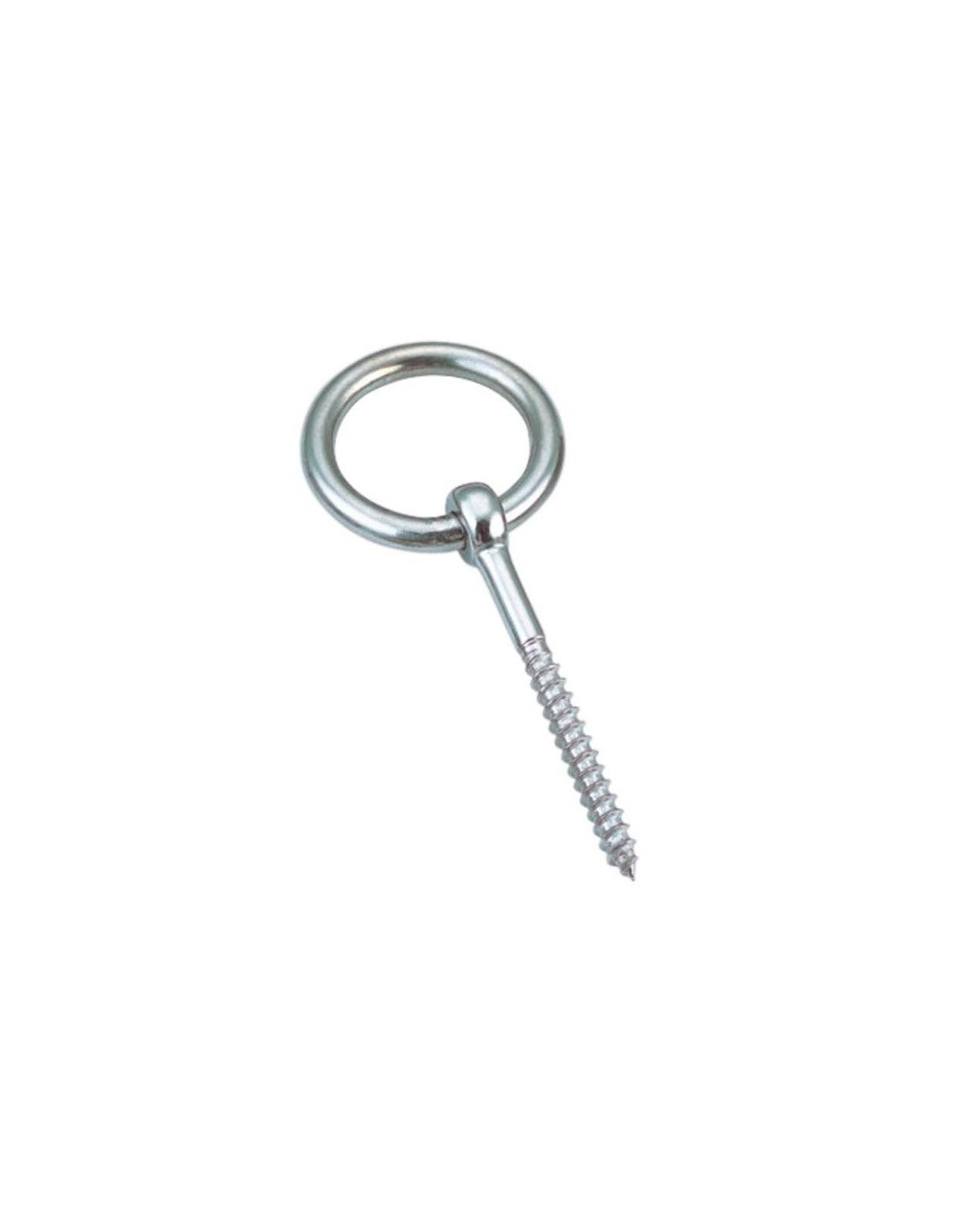 Tornillo de ojo Anilla roscada madera 6X60 roscado en 40 Inoxidable A4 ...