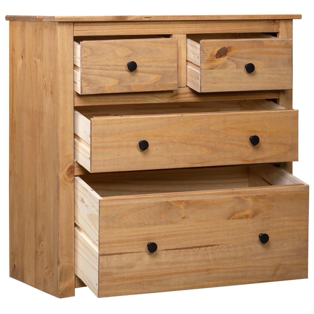 Buffet en pin massif de style Panama 80x40x83 cm - COMFORTXL | Leroy Merlin