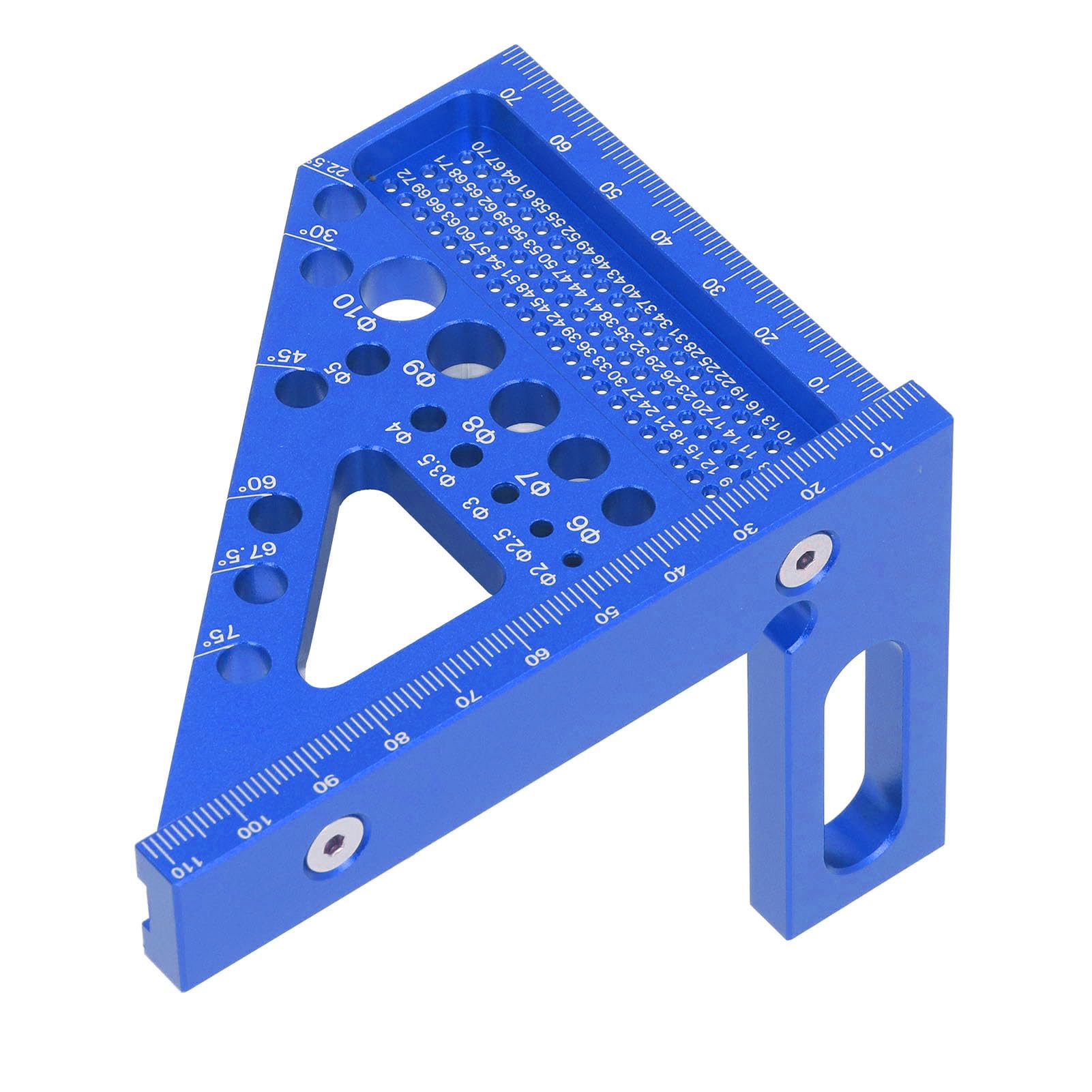 Righello triangolare in lega di alluminio per lavorazione del legno ...
