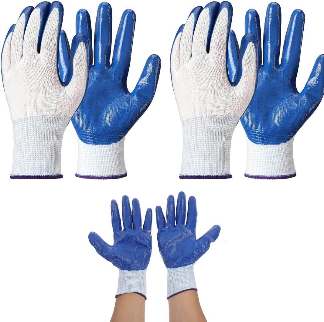 Lot de 2 gants en PVC résistants aux morsures d'animaux pour manipuler ...