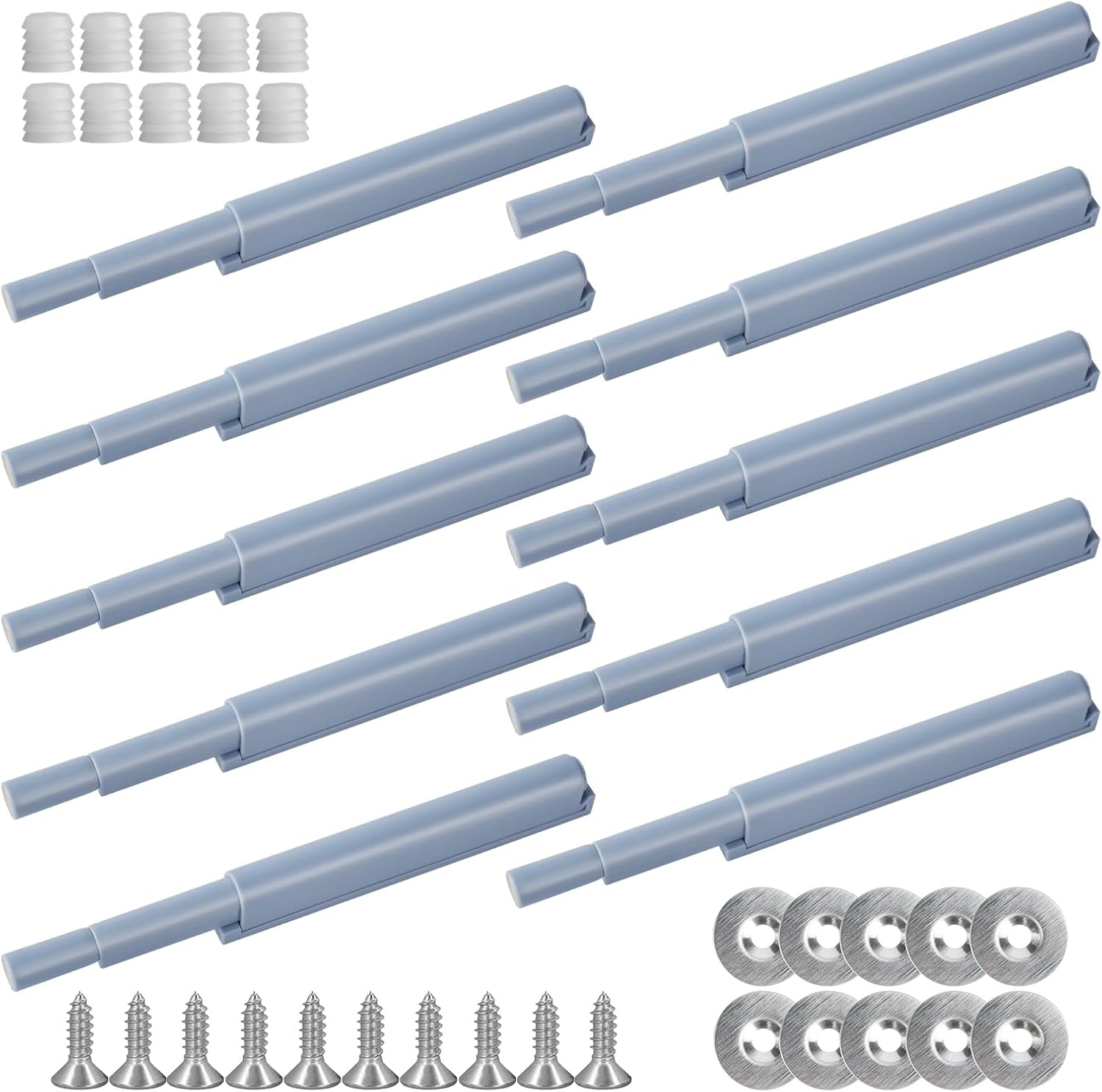 10 Pièces Push to Open Aimant Poussoir Porte Placard Loquet Magnetique ...