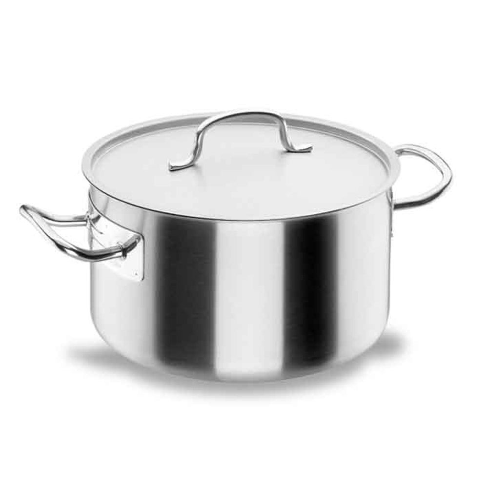 Brasiera in acciaio inox da 32 cm + coperchio - Lacor 50033 | Leroy Merlin