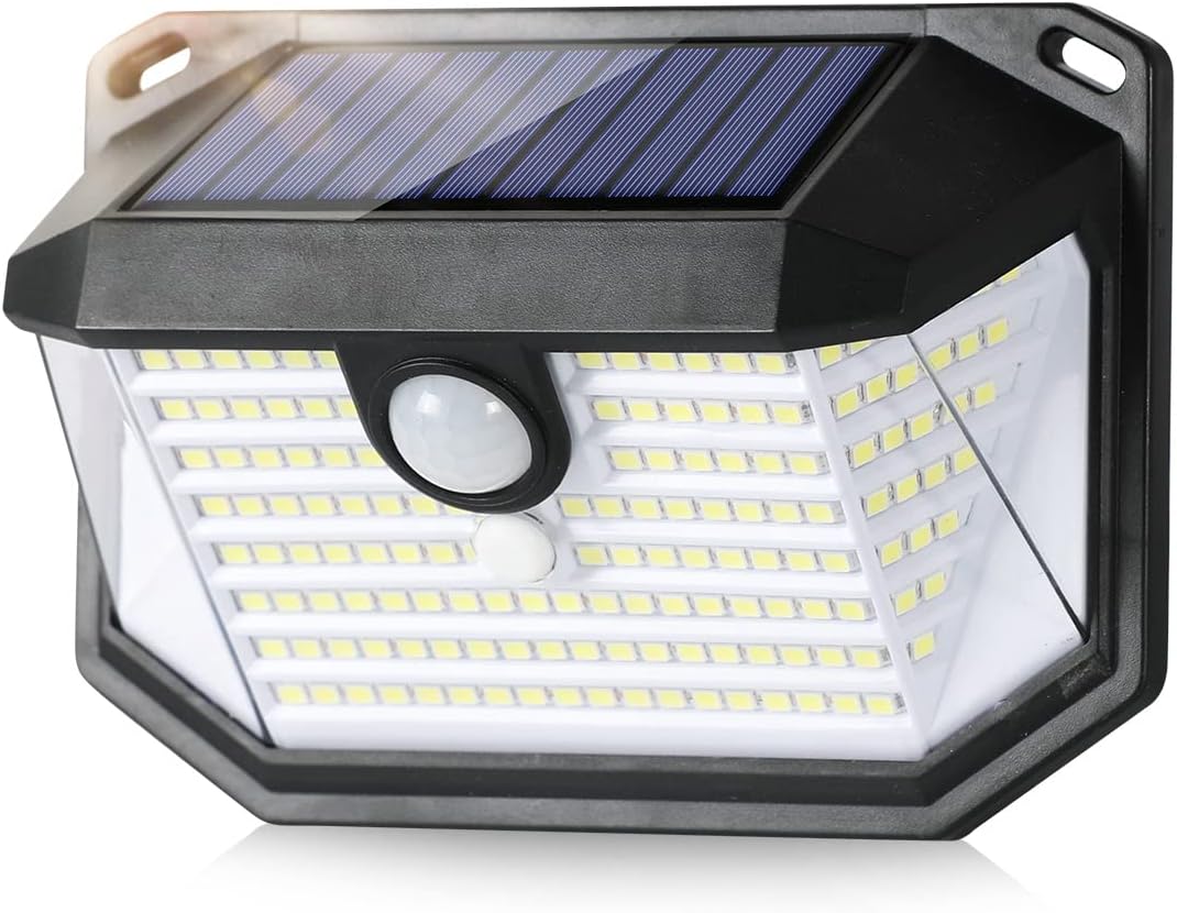 Luz solar para exteriores con sensor de movimiento, foco LED ...