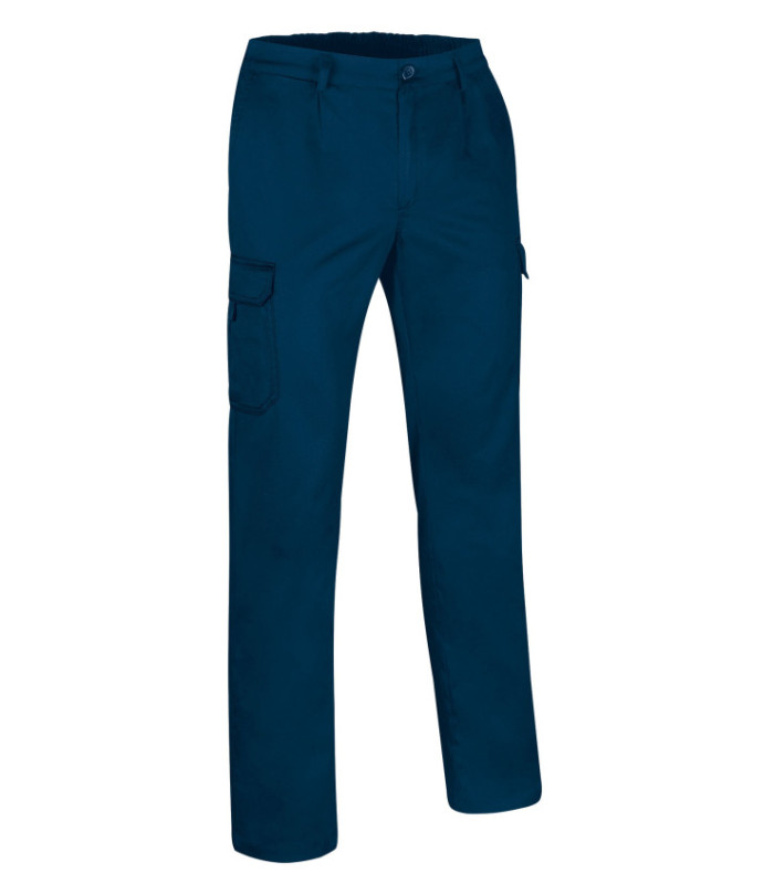 Pantalón de trabajo multibolsillos semi ajustados en colores neutros ...