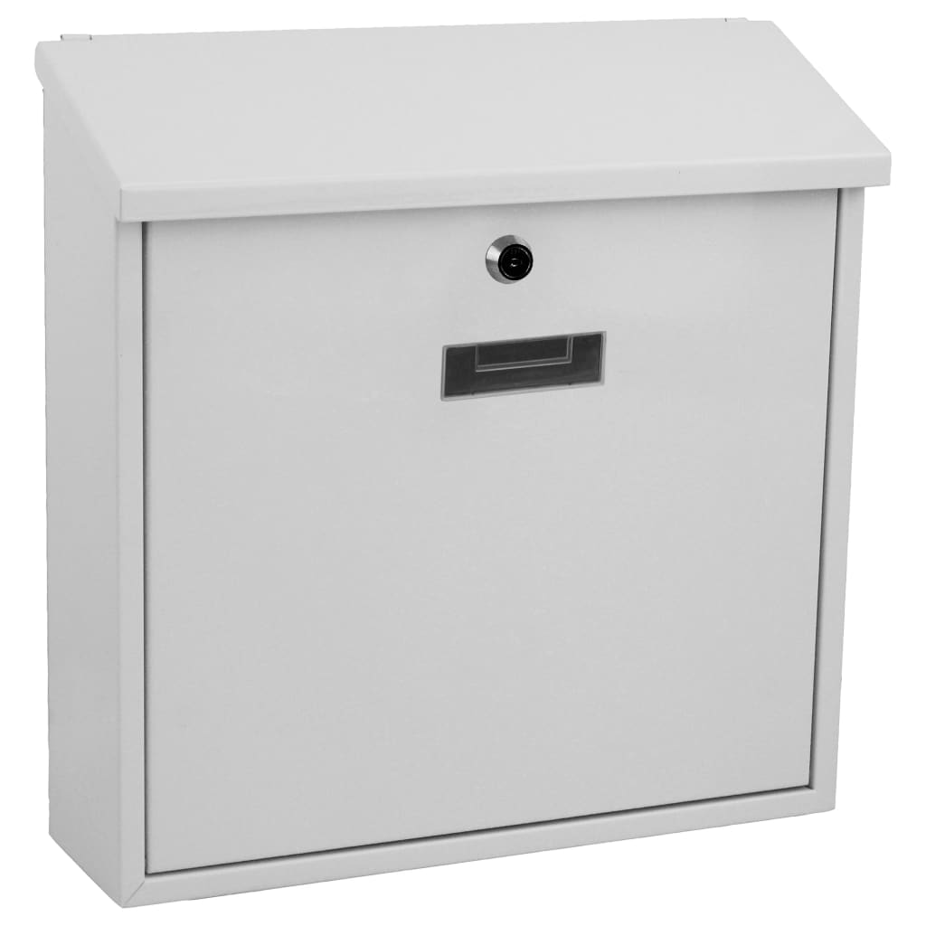 432497 Perel Mailbox "Monaco" White | Leroy Merlin