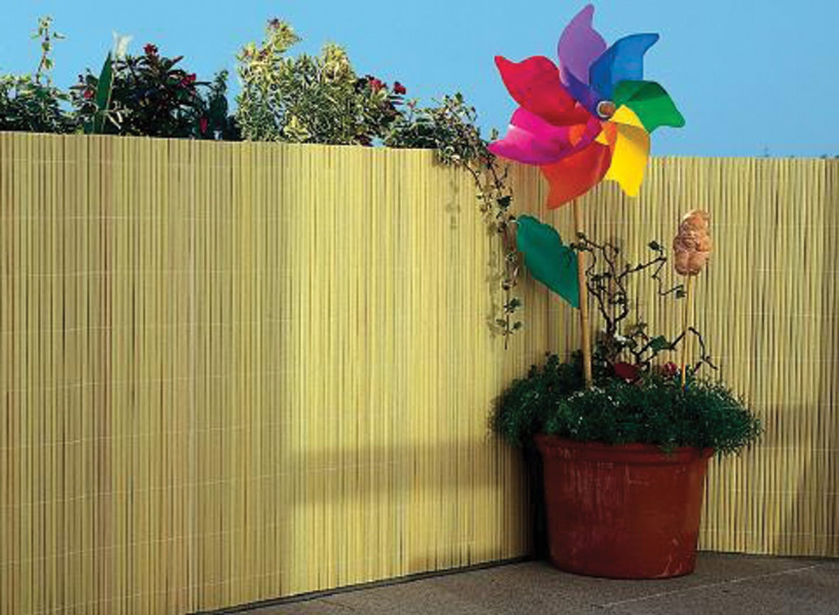 ARELLA DOBLE BAMBÚ PVC 1,5X3,0 M BEIGE | Leroy Merlin