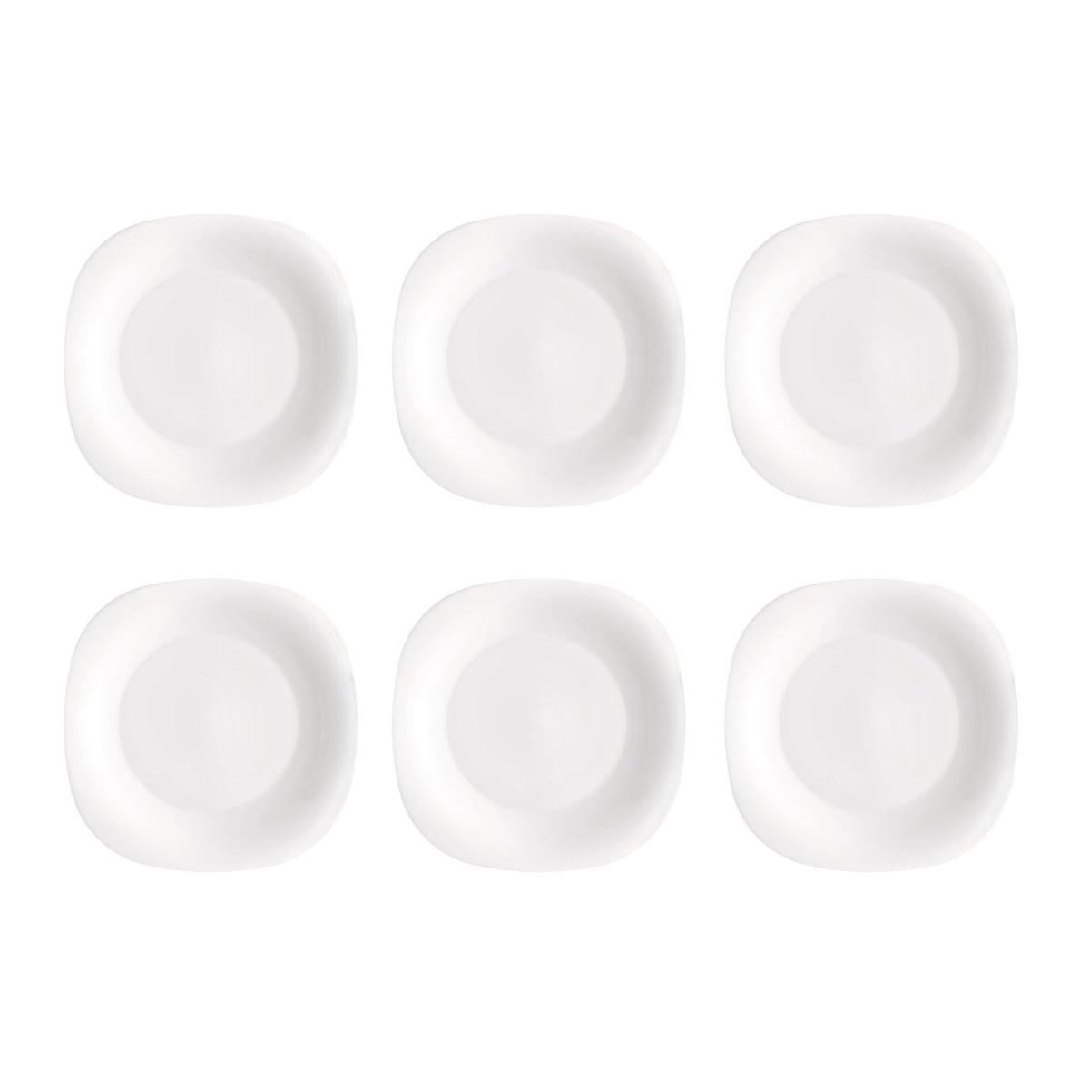 6 Plato Postre Opal Parma 20cm | Leroy Merlin
