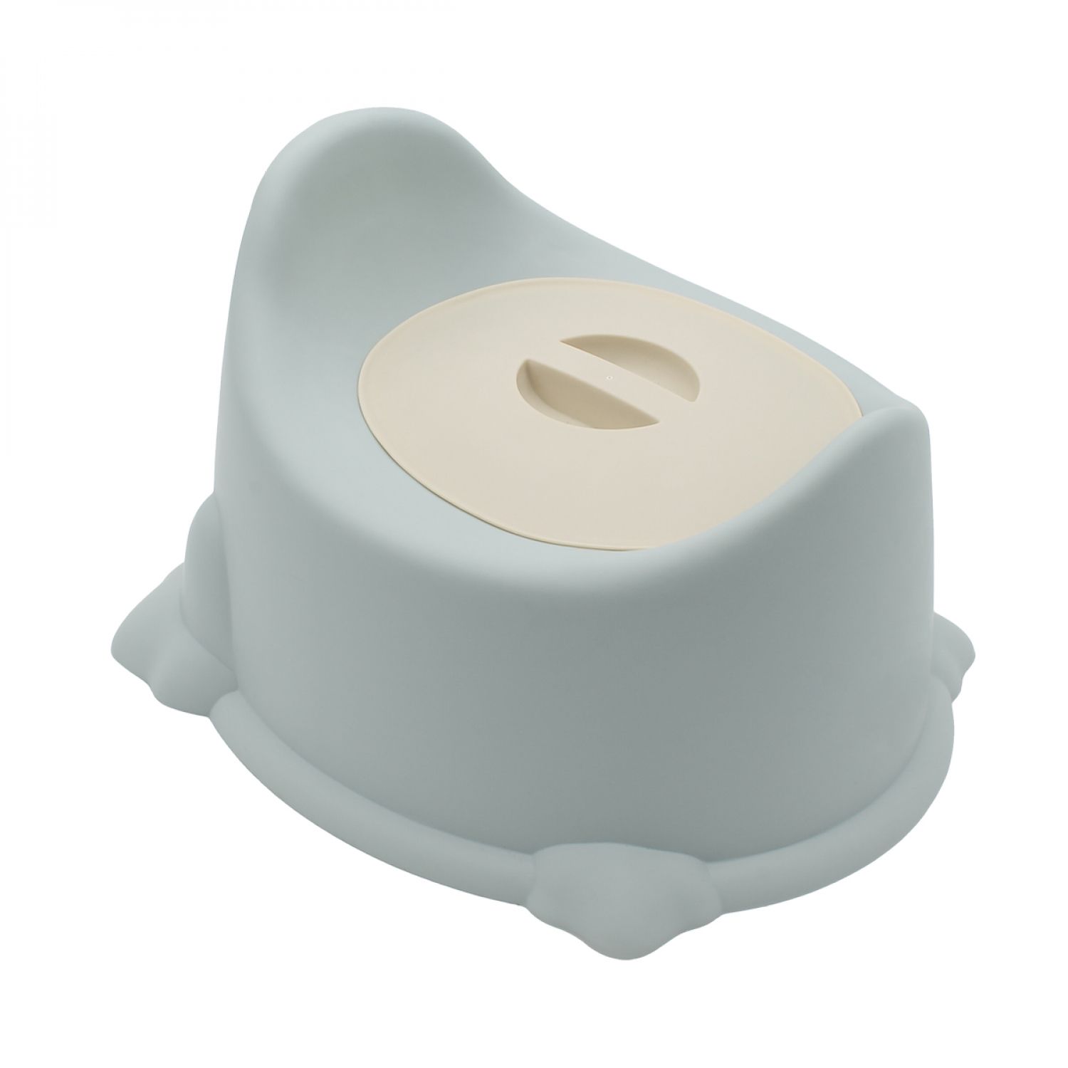 Pot de toilette pour bébé avec couvercle et poignée de transport - Bleu ...