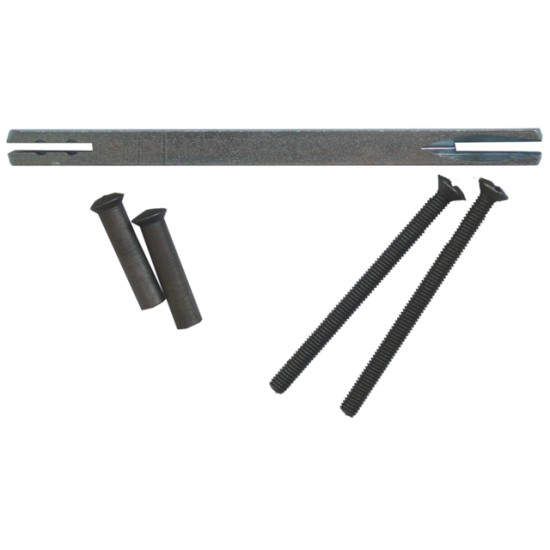 Kit vis douille fer patiné + carré BOUVET long. épaisseur 68/78 mm ...