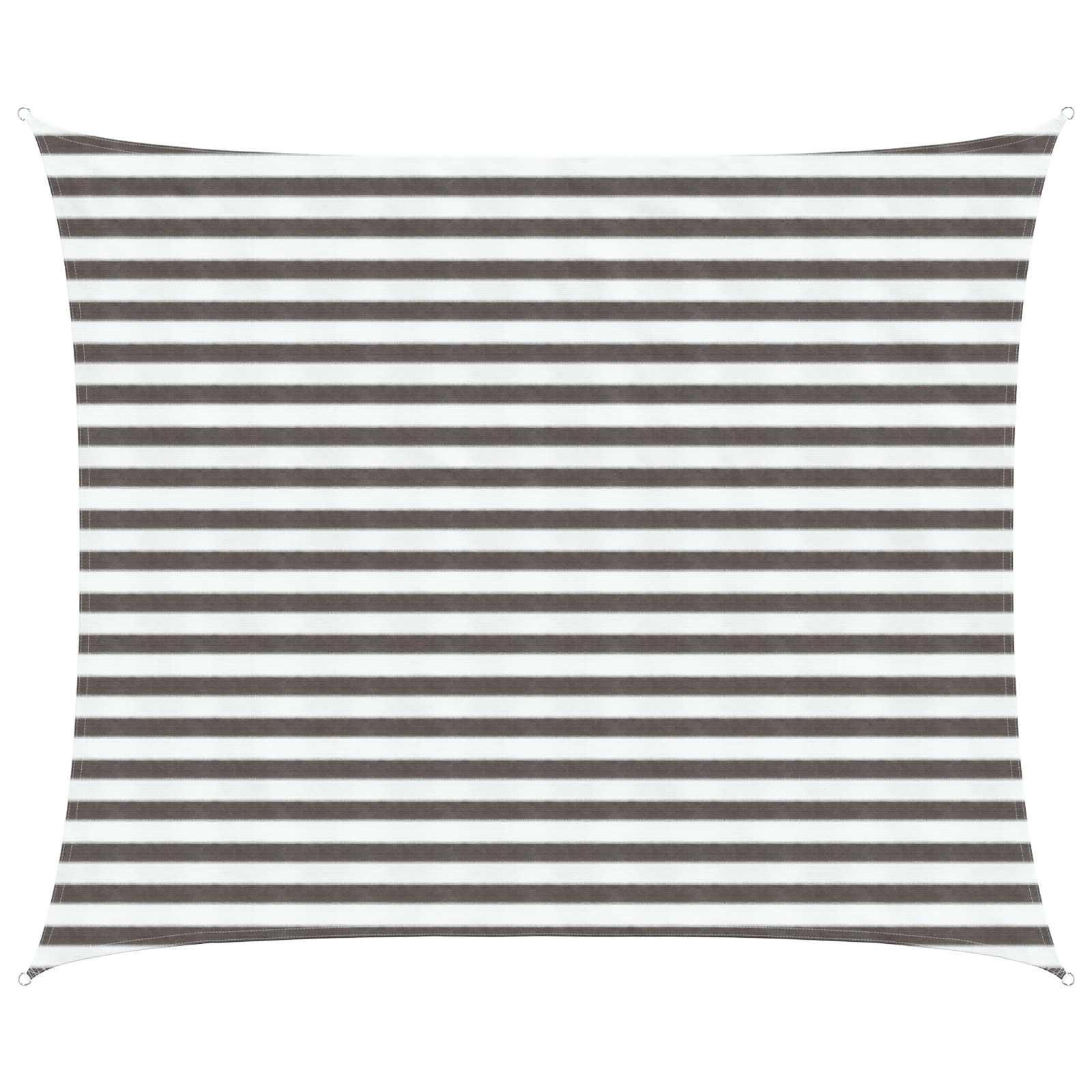 Voile d'ombre Bleu et Blanc 2,5 x 4 m HDPE | Leroy Merlin