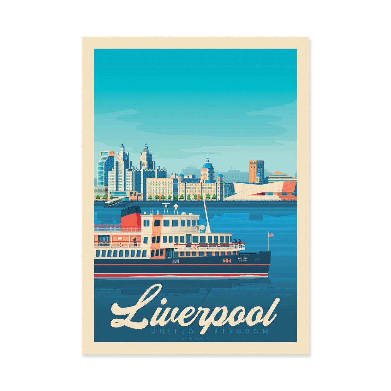 Cartel de arte 30x40 cm - Liverpool - Olahoop Travel Posters | Leroy Merlin