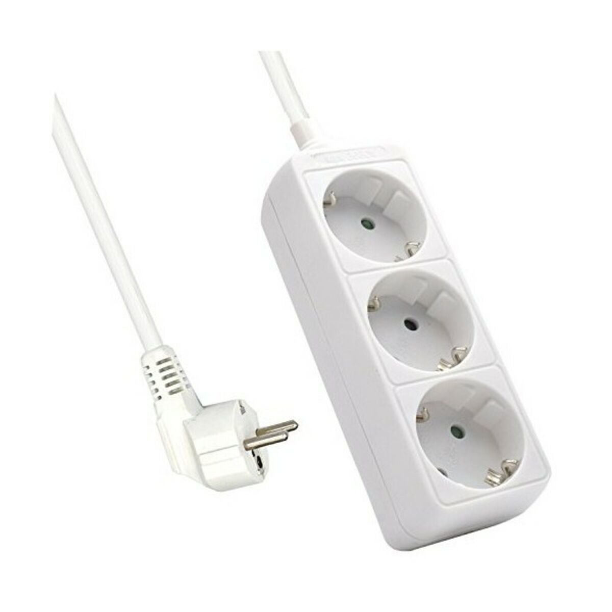 Rallonge 3 prises Schuko sans interrupteur Ewent EW395 3680W Blanc ...