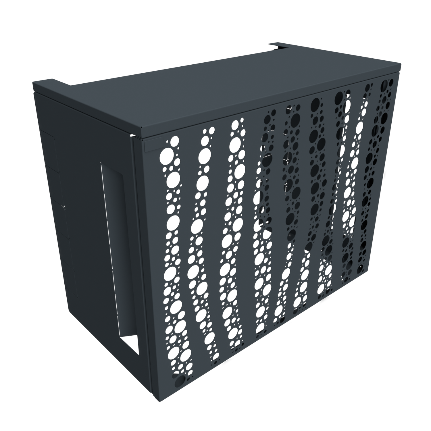 Cache climatiseur ATOLE en Aluminium Thermolaqué - Taille 1 : H. 80 x L ...