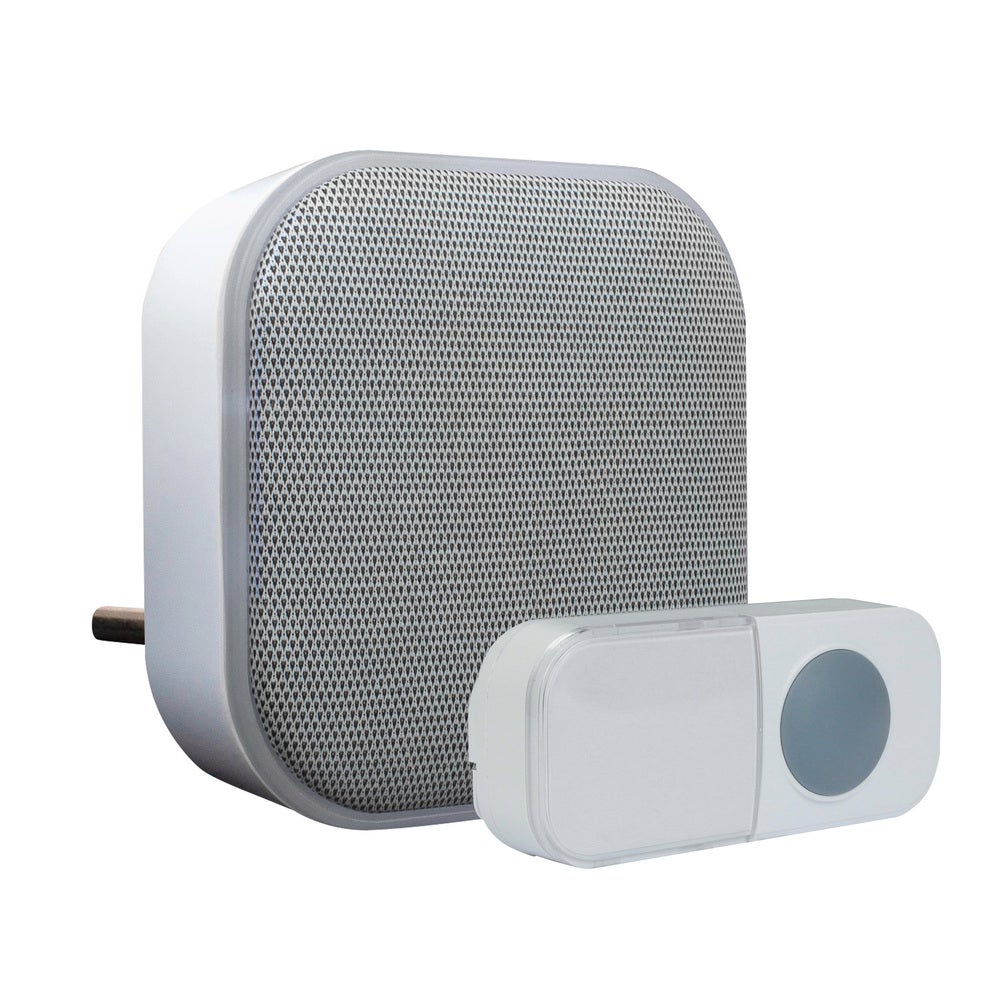 Kit carillon enfichable + bouton cinétique sans fil et sans pile ...