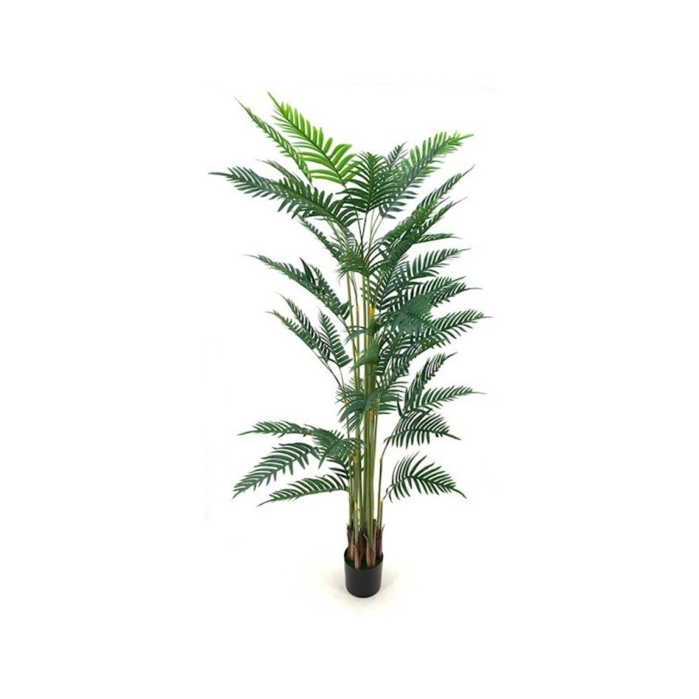 Pianta artificiale Palma Areca 180h con vaso | Leroy Merlin