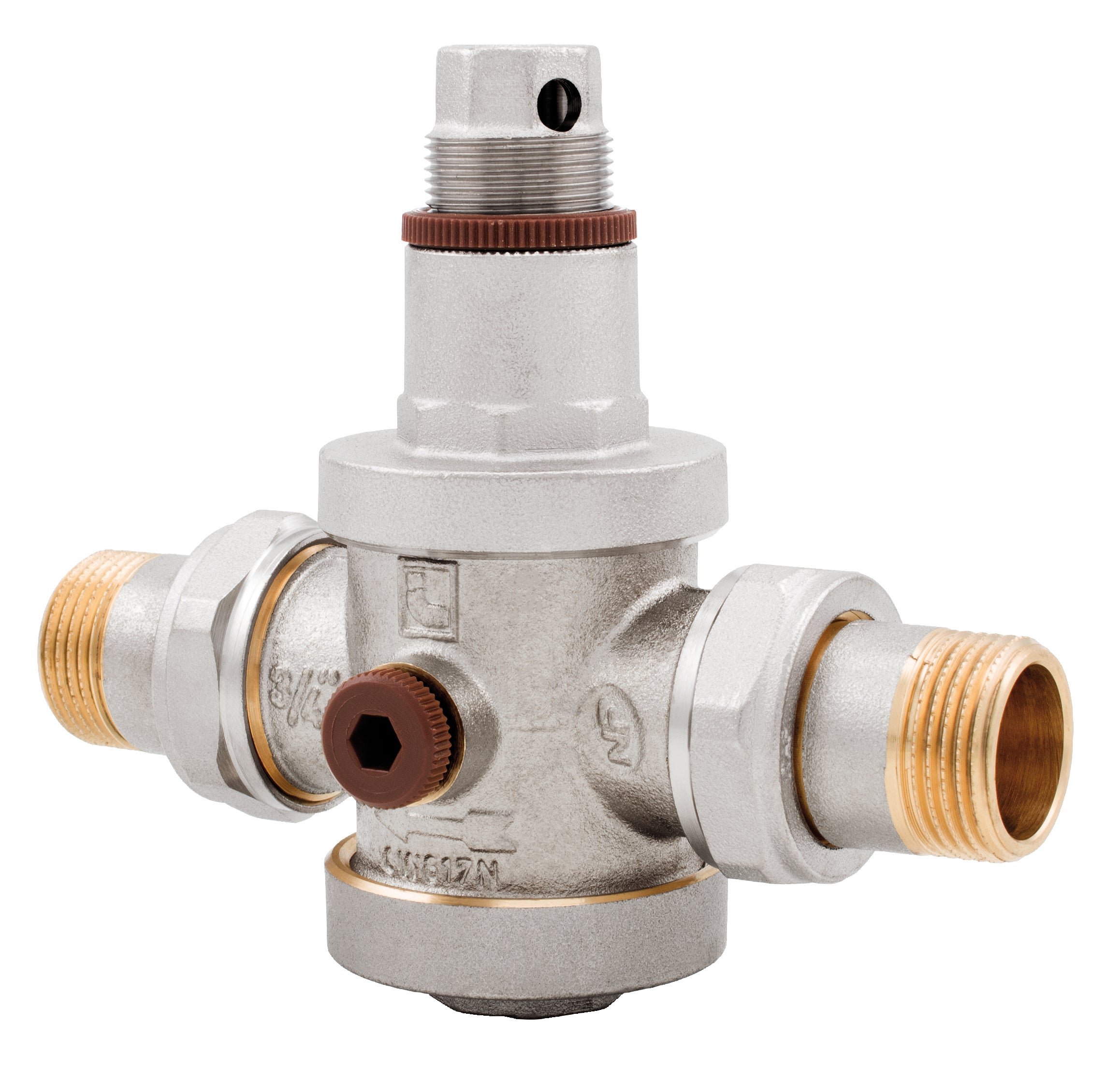 REDUCTOR DE PRESION EUROPRESS 143MM ITAP LATON NIQUELADO 1/2M BAR 25-1/ ...