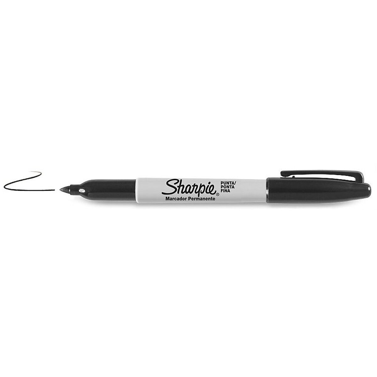Marqueur permanent Sharpie Fine Point Noir | Leroy Merlin