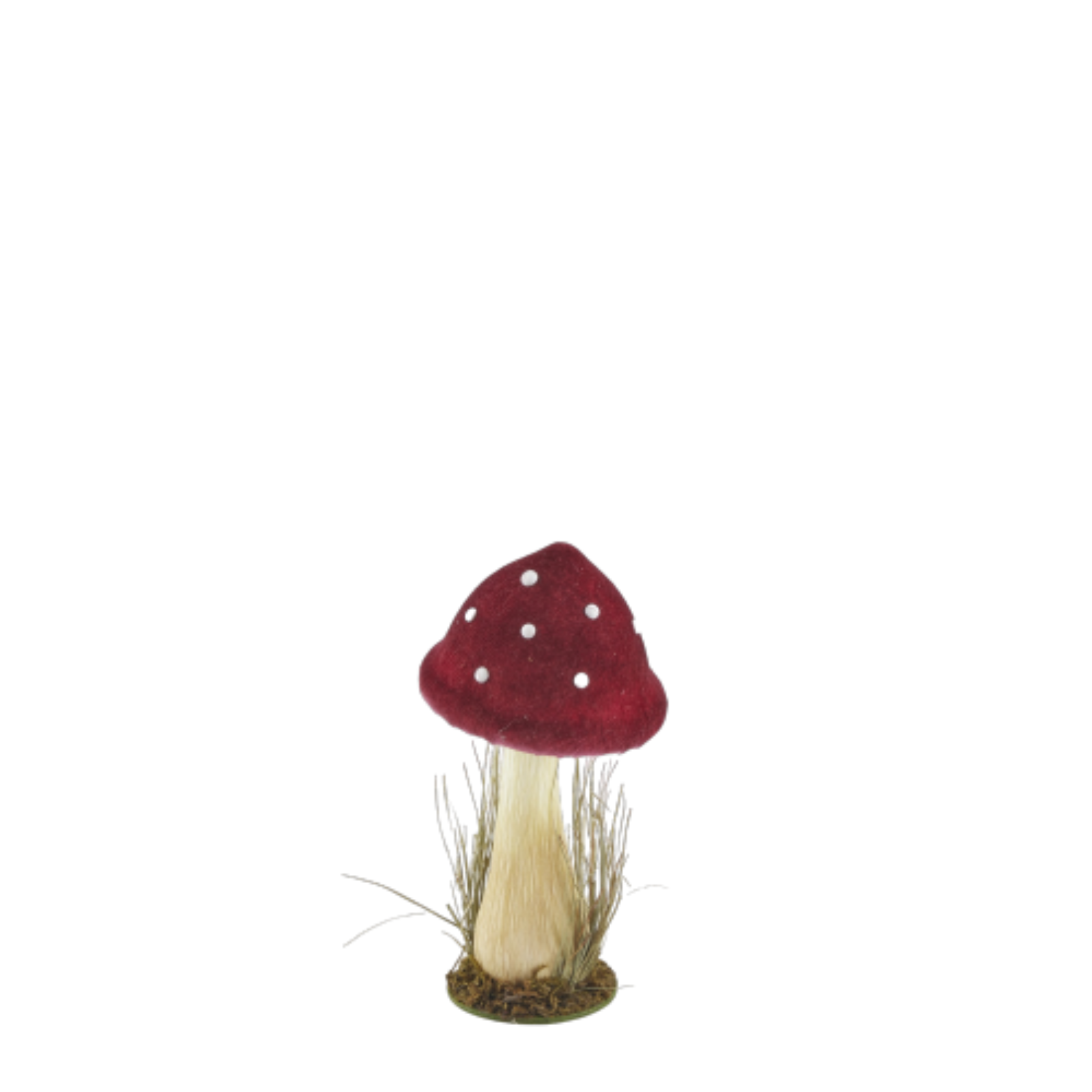 Seta roja de 20 cm de alto con puntos blancos para decoración navideña ...