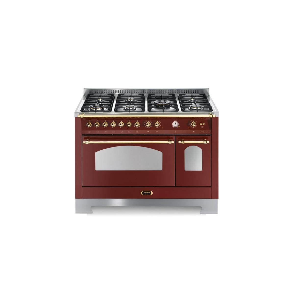 Lofra RRD126MFT+E/2AEO Cocina familiar tipo industrial Borgoña Encimera ...