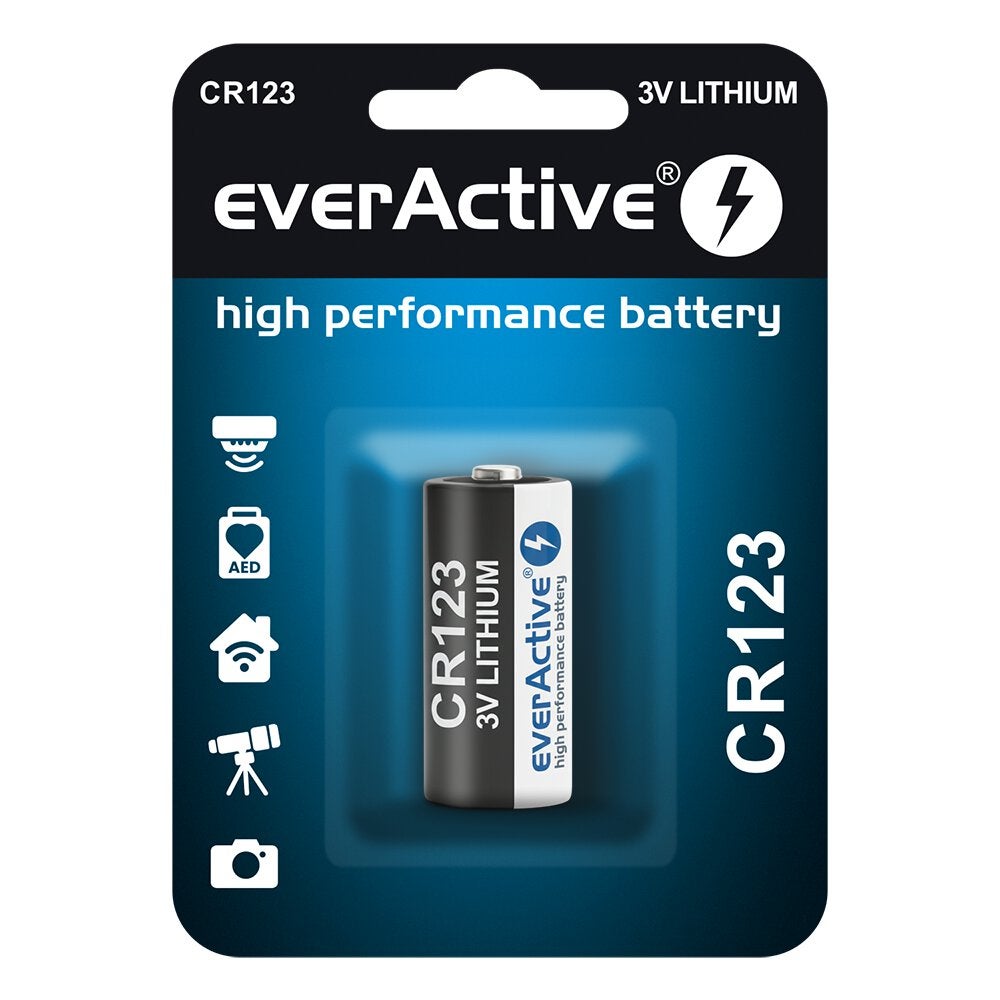 1 pile Everactive CR123 Lithium 3V | Leroy Merlin