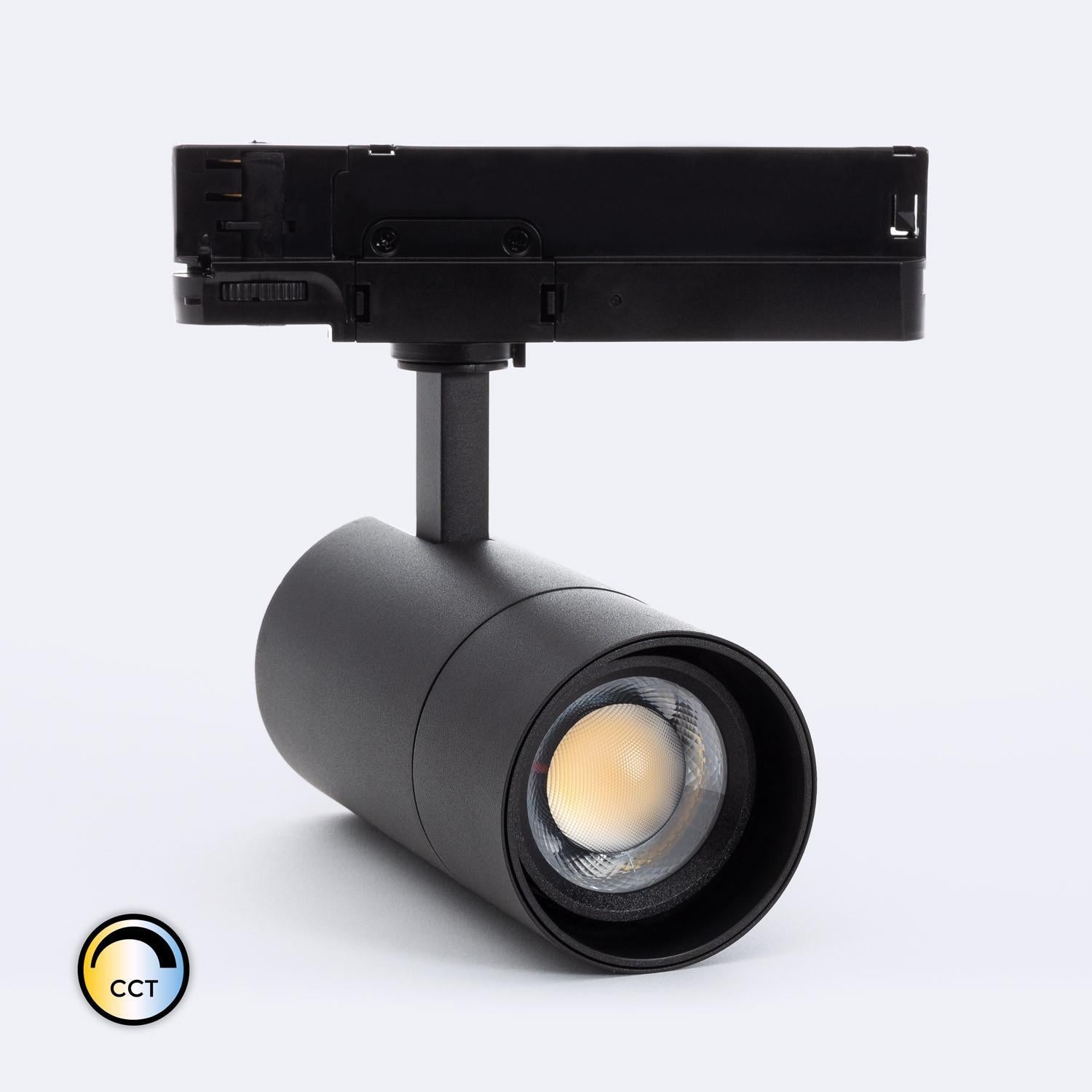 Spot LED sur Rail Triphasé 20W Wild CCT Sélectionnable Multi-Angle 24 ...