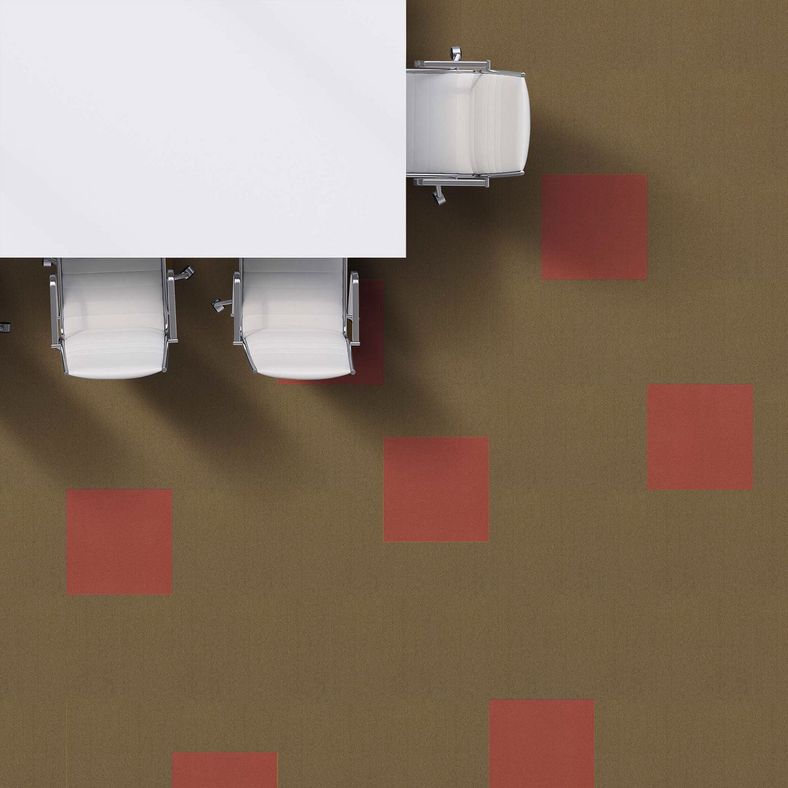 Dalles de moquette autoportantes Edinburgh, Rouge, 50 x 50 cm | Leroy ...